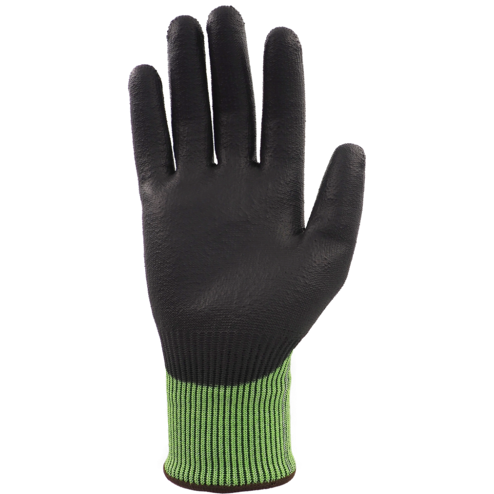 Gant enduction paume en PU noir Active Cut