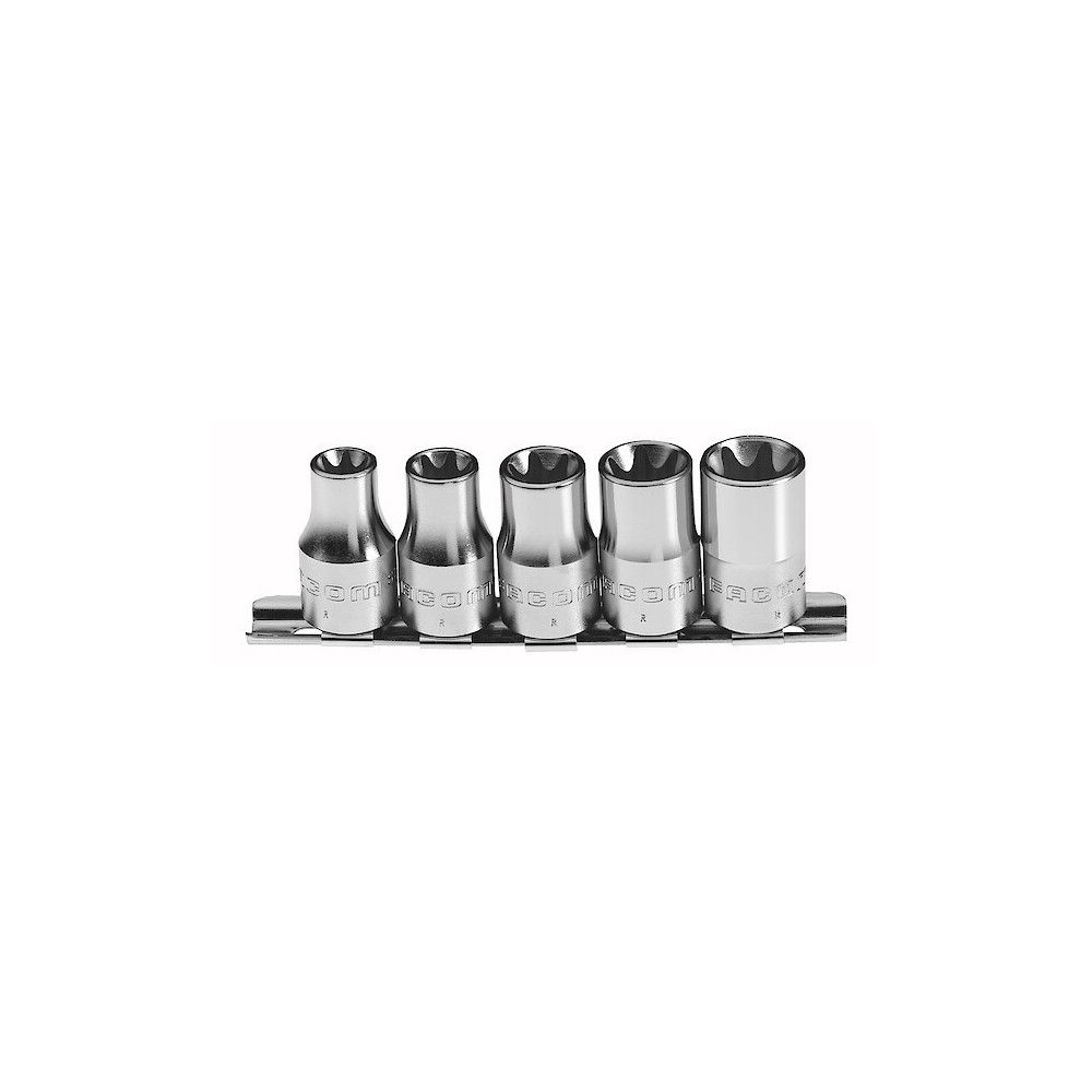 Jeu de 6 douilles 1/4 tx rack - FACOM RTX.40