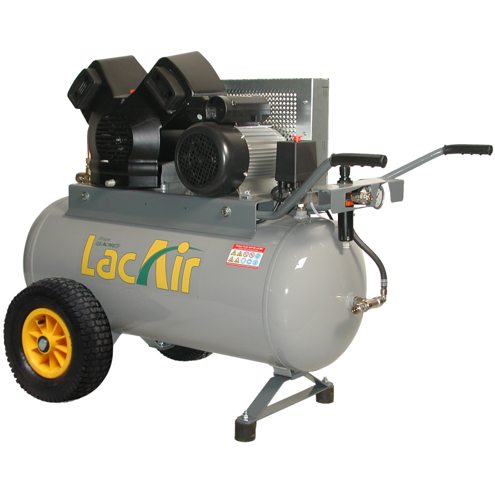 Compresseur mobile AIRBAT 27/100M - 27 m³/h monophasé - 100 litres - 11 bar