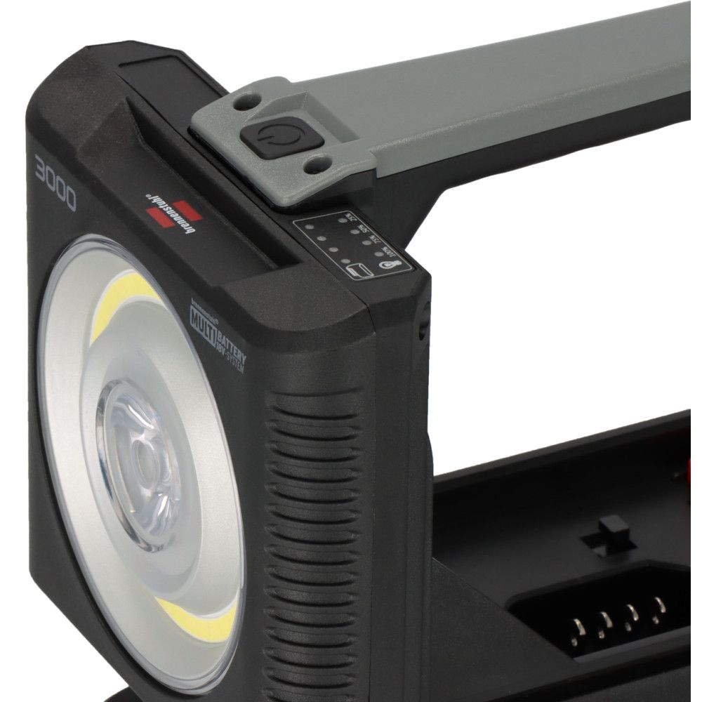 LAMPE PORTATIVE LED RECHARGEABLE HL 3000 1140+2160 LUMENS MULTI BATTERY ...
