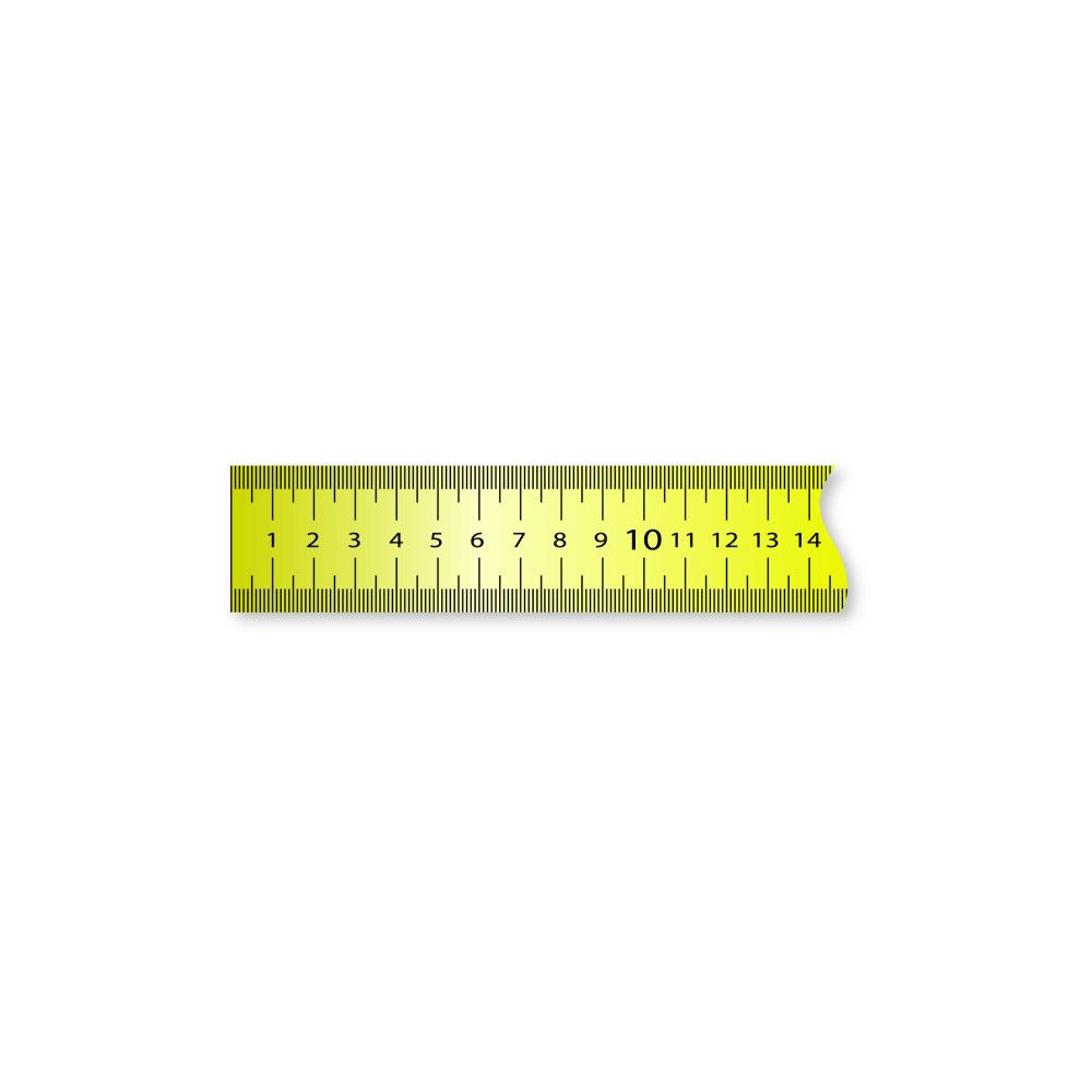 Ruban plat autocollant en acier laqué jaune 3 m x 13 mm