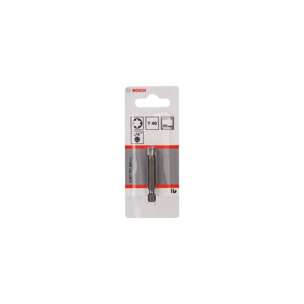 Embout de vissage long pour vis Torx qualité extra dure T40 BOSCH