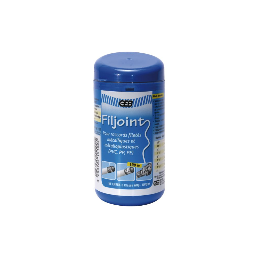 FILJOINT fil imprégné eau potable- dévidoir de 100 mètres